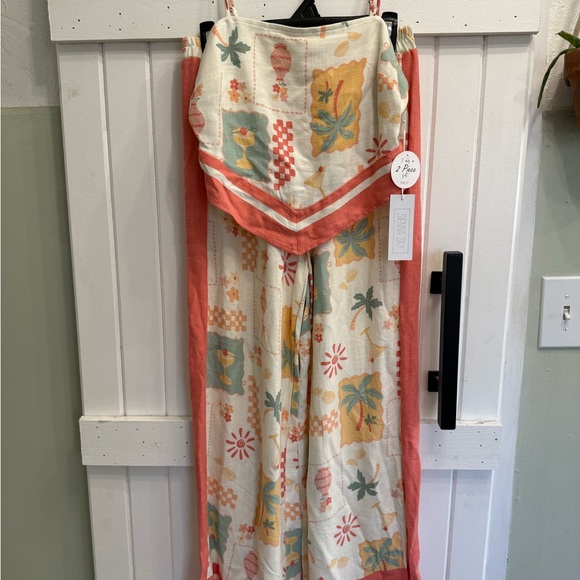 Sienna Sky | Pants & Jumpsuits | Sienna Sky Colorful 2 Piece Tank Top ...